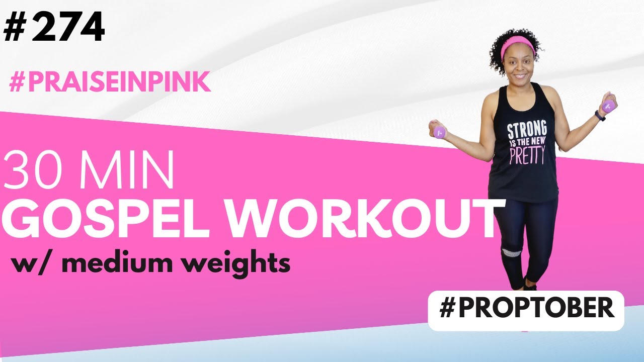 Gospel Workout | Walking Workout w/ Medium Weights #274 - YouTube