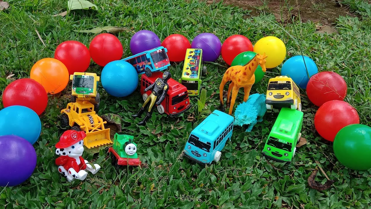 Mantull🔥Banyak Mainan, Bus Tayo,Bus Oleng, Buldozer,Anjing, Spiderman ...