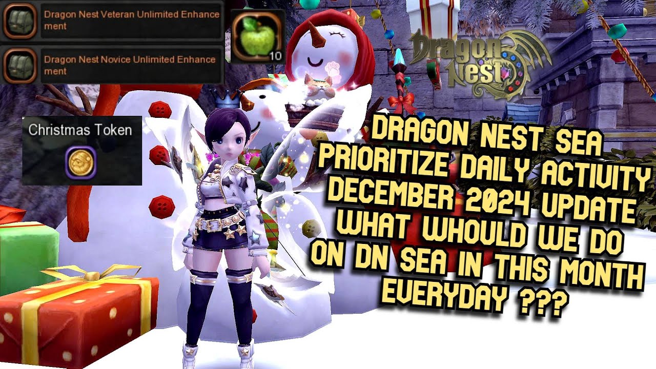 DN SEA Prioritize Daily Activity December 2024 : What Should We Do on ...