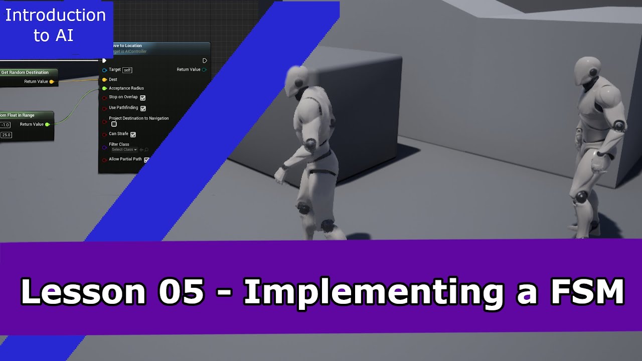 05 Implementing A Fsm Ai Tutorial Series Section 1 Youtube