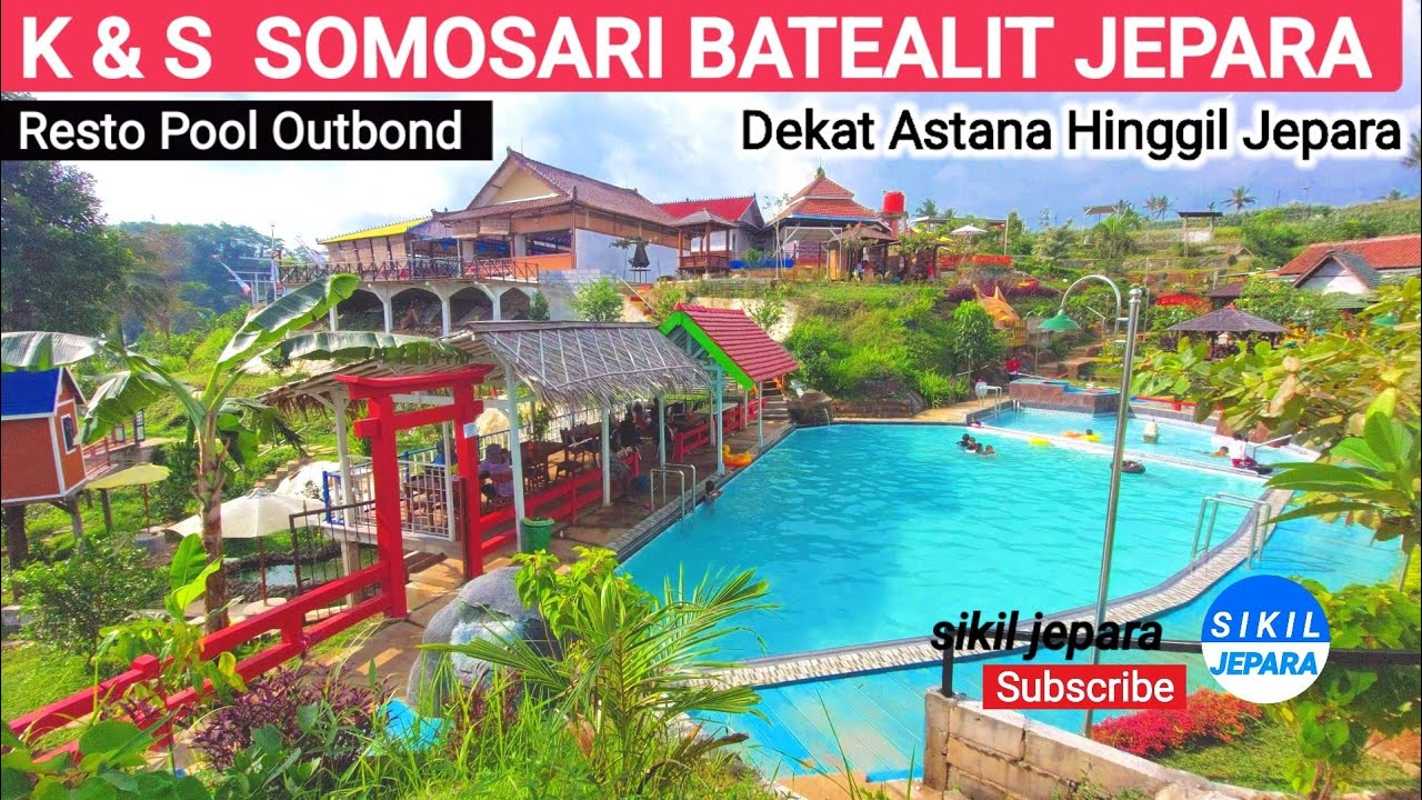 K&S Resto Pool Outbond Somosari batealit jepara - YouTube