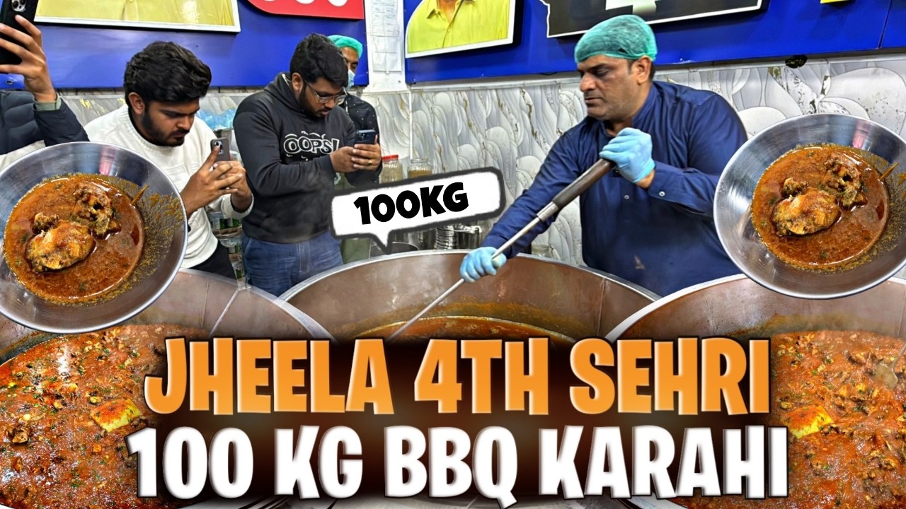 JHEELA 100KG SEHRI MEI BBQ KARAHI SALE KRDI😱PORA LAHORE POHNCH GYA😜 ...