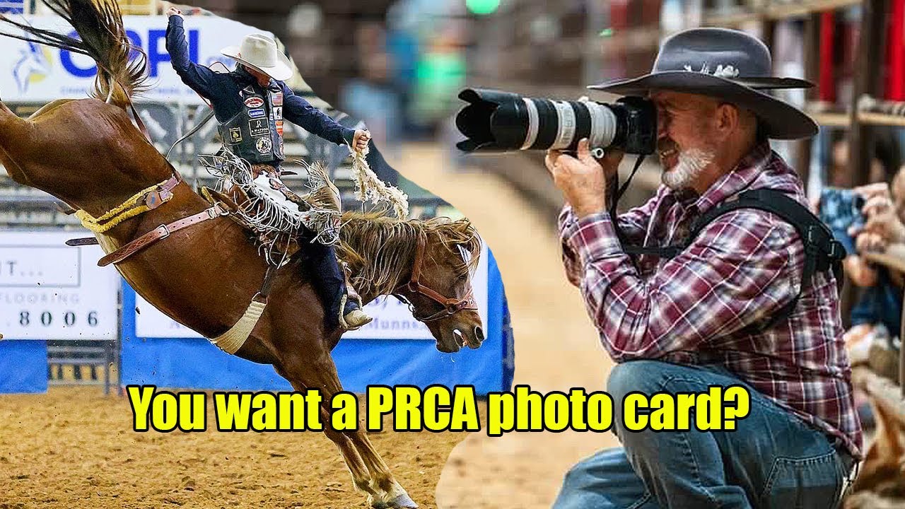 Tips on getting a PRCA Rodeo Photo Card - YouTube