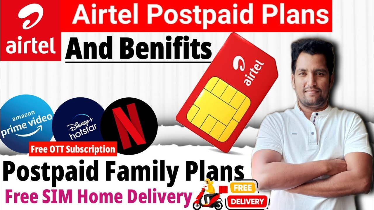 Airtel postpaid plans | Airtel Postpaid New Sim Card Online - YouTube