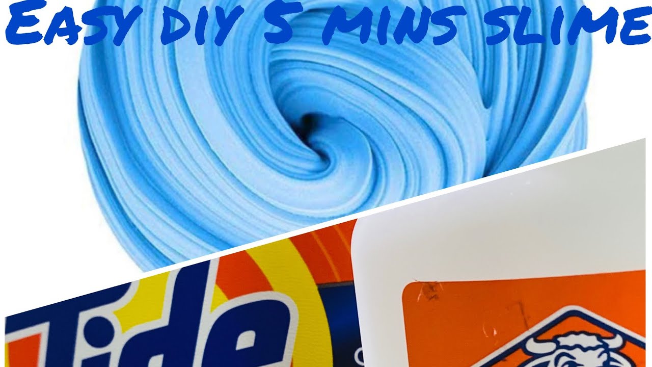DIY Slime with two Ingredients | Easy DIY Slime| Slime with Tide - YouTube