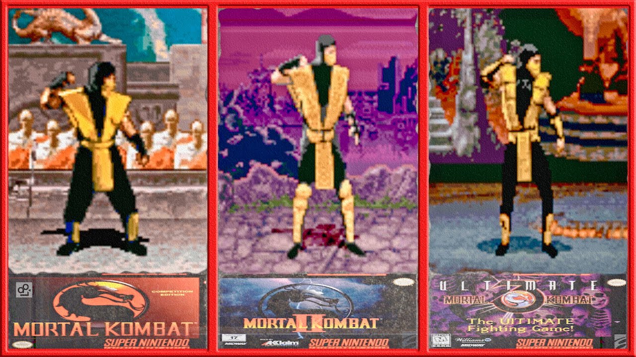 SCORPION (Super Nintendo) SNES 1993-1996 Graphic Evolution - YouTube