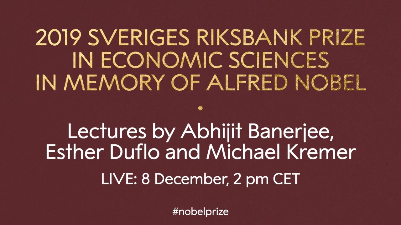 2019 Prize Lectures in Economic Sciences - YouTube