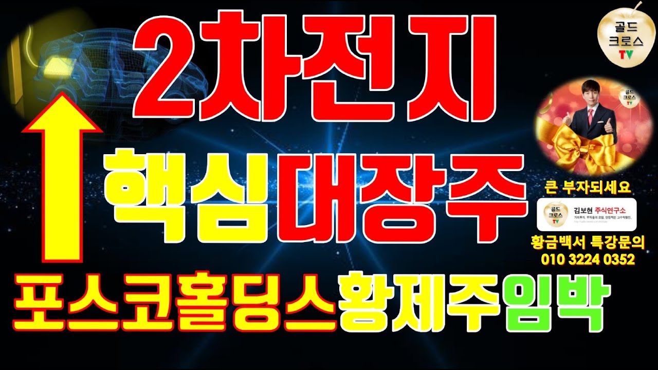 2차전지 핵심대장주 포스코홀딩스 황제주 등극 임박 직장인 재테크 황금백서 Youtube