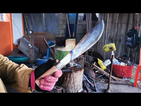 Making Kukri Knife For Palm Juice Makers