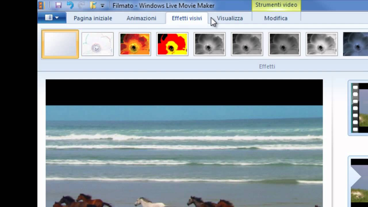 Windows 7 Tutorial Windows Live Movie Maker Italiano Prima Parte - YouTube