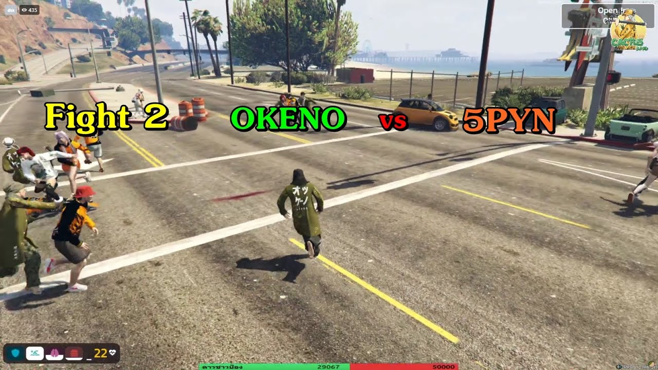 Fight 2 OKENO vs 5PYN - YouTube