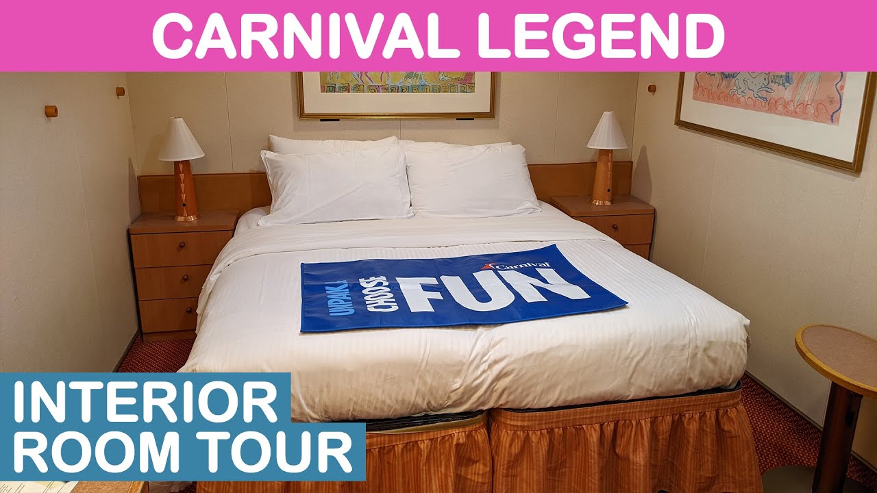 Carnival Legend: Interior Cabin Tour (Category 4B) - YouTube
