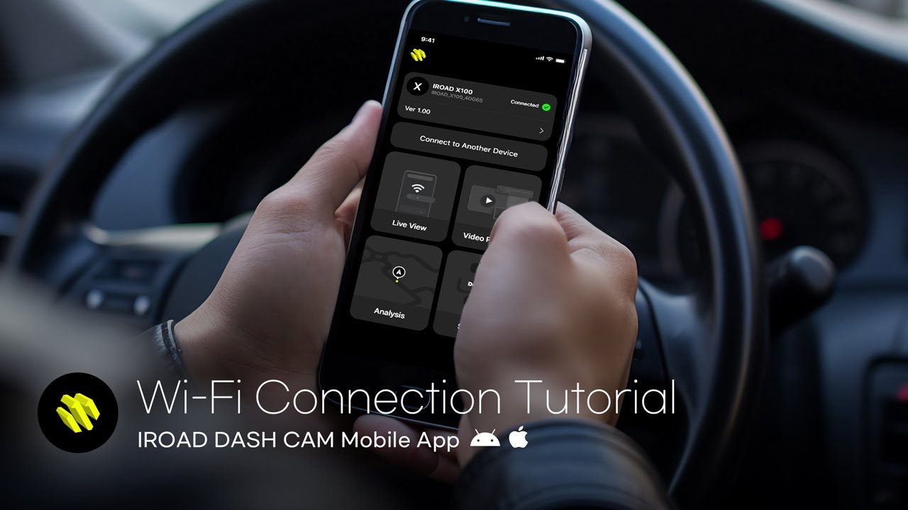 IROAD DASH CAM Mobile App: Wi-Fi Connection Tutorial (Android | iOS ...