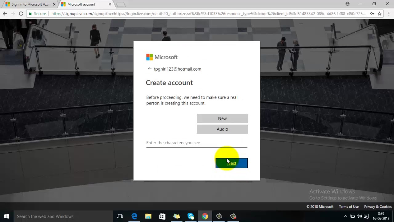 How to create Microsoft Free Azure Account - YouTube