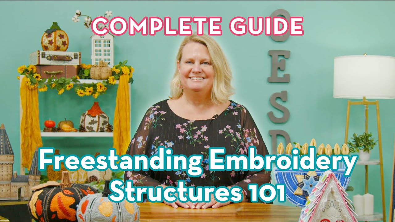 FREESTANDING EMBROIDERY STRUCTURES | The Complete Guide - YouTube