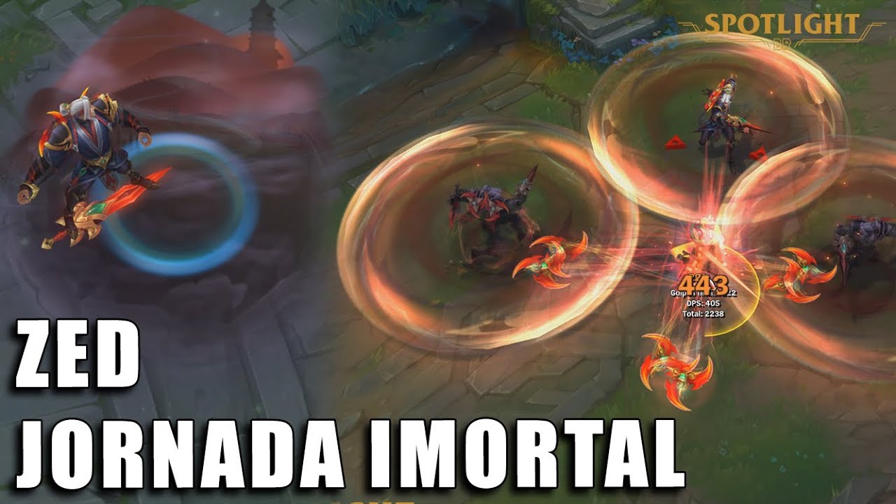 Zed Jornada Imortal - Skin Spotlight PREVIA - YouTube