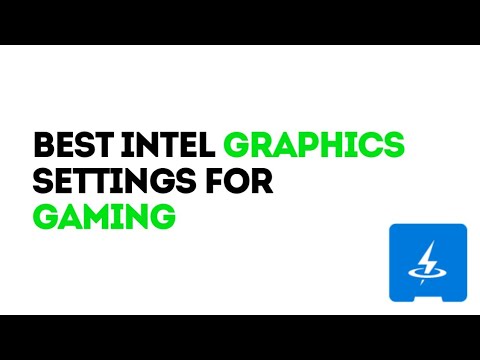 Best intel Graphics settings to optimize Gaming performance - YouTube