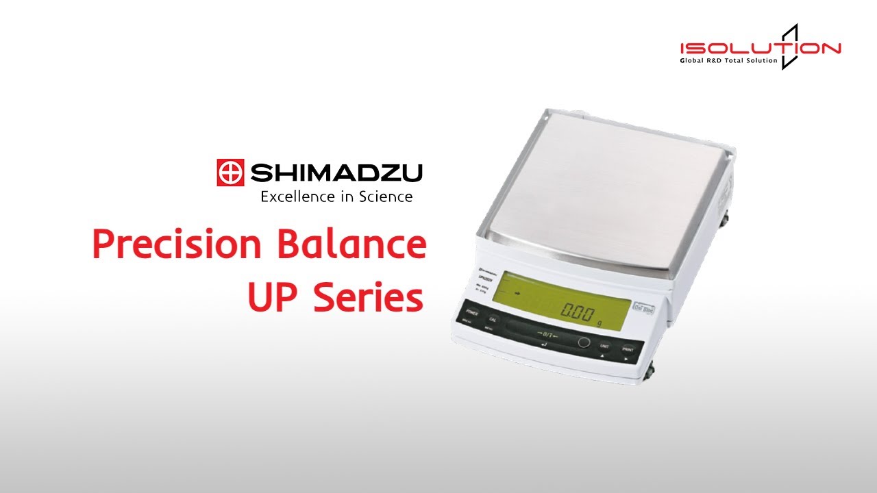 Shimadzu - Precision Balance 분석용 정밀저울 UP Series - YouTube