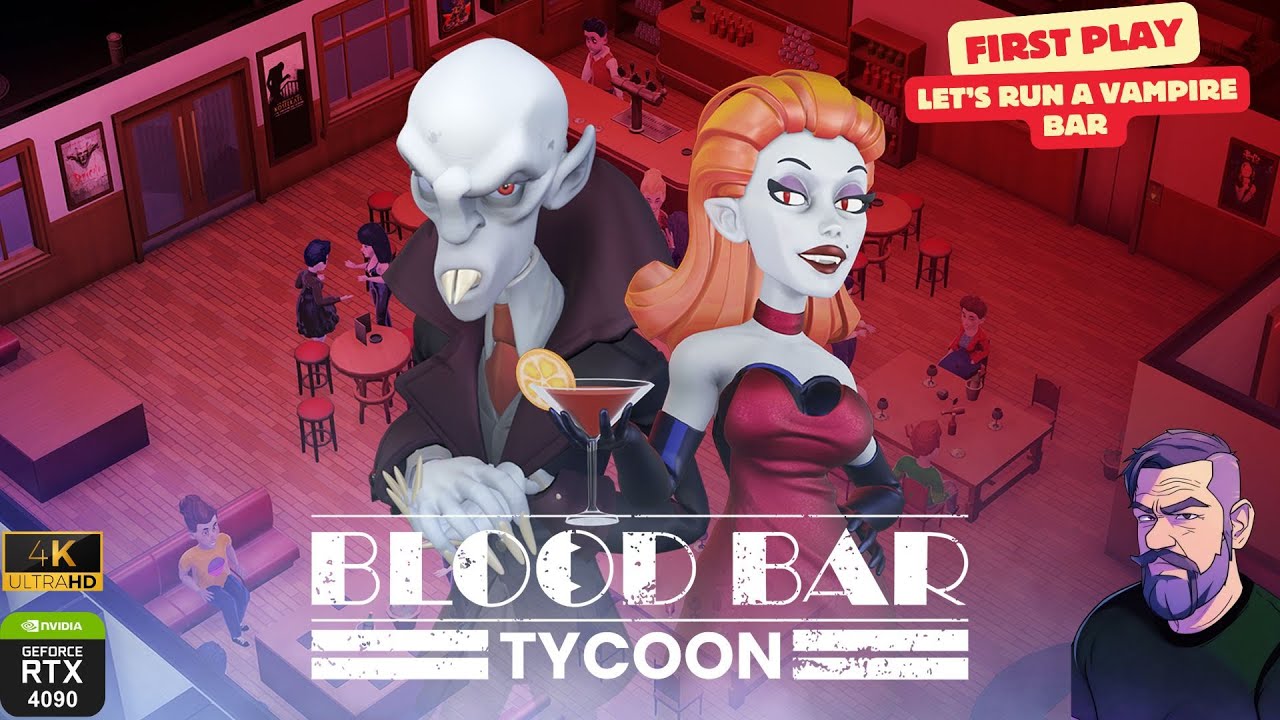 Blood Bar Tycoon | First Play | Humans are on the Menu ! | Vampire Base ...