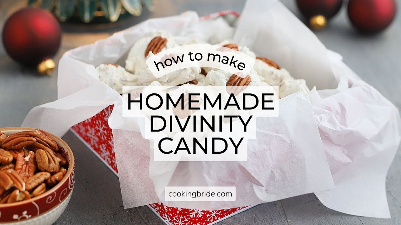 How to Make Old-Fashioned Homemade Divinity Candy - YouTube