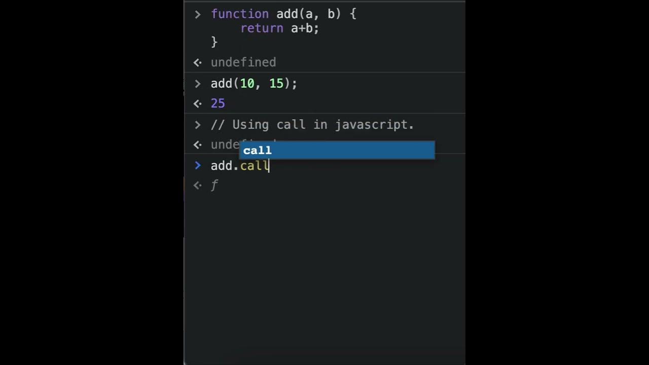Call In Javascript Part 2 Shorts Javascript Angular Reactjs Vuejs Webdevelopment Youtube