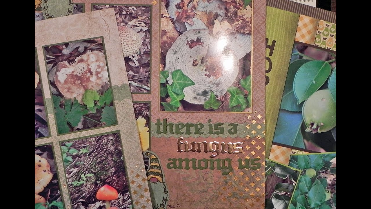 Layered Strip backdrop: Scrapbook page design - YouTube