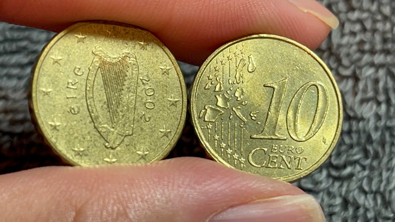 2002 Ireland 10 Euro Cent Coin • Values, Information, Mintage, History ...