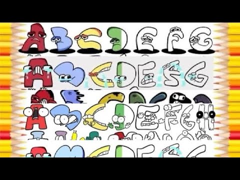 Alphabet lore But they Big Mix Coloring pages / Alan Walker - Dreamer ...
