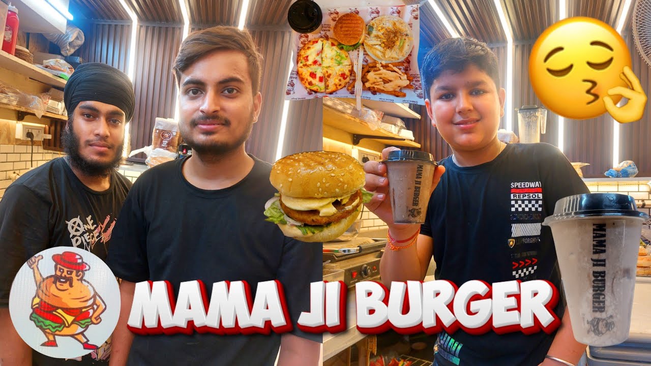 Mama Ji Burger Ka Special Rs219/- Ka Platter In Kamla Nagar ...