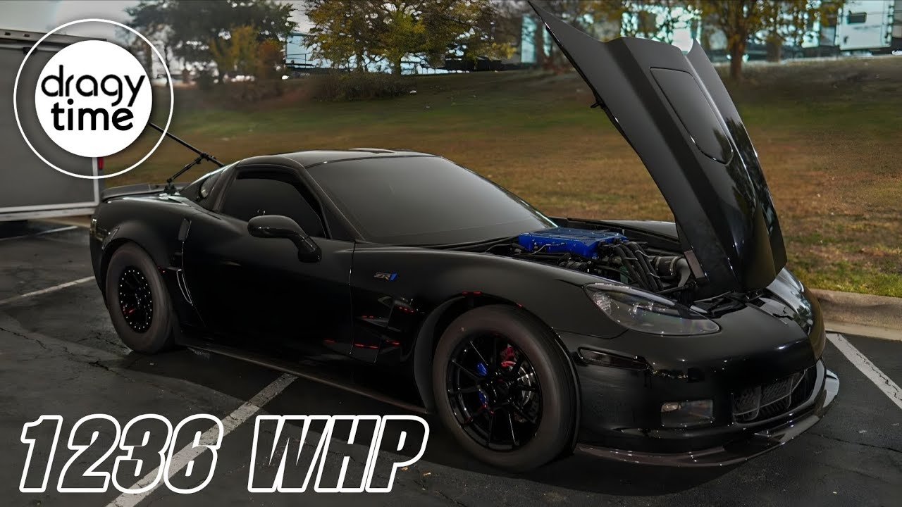 1236 WHP Corvette C6 ZR1 RWD | Kong 2650 Supercharger | Extreme fast ...