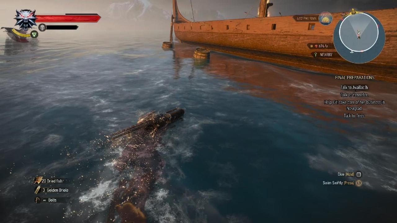 The Witcher 3: Wild Hunt ban ard breastplate armor location - YouTube