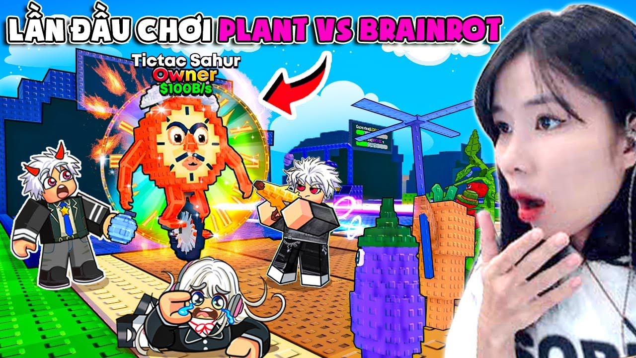 YUNE LẦN ĐẦU CHƠI PLANT VS BRAINROT CÙNG ZOTRIGANG | ROBLOX - YouTube