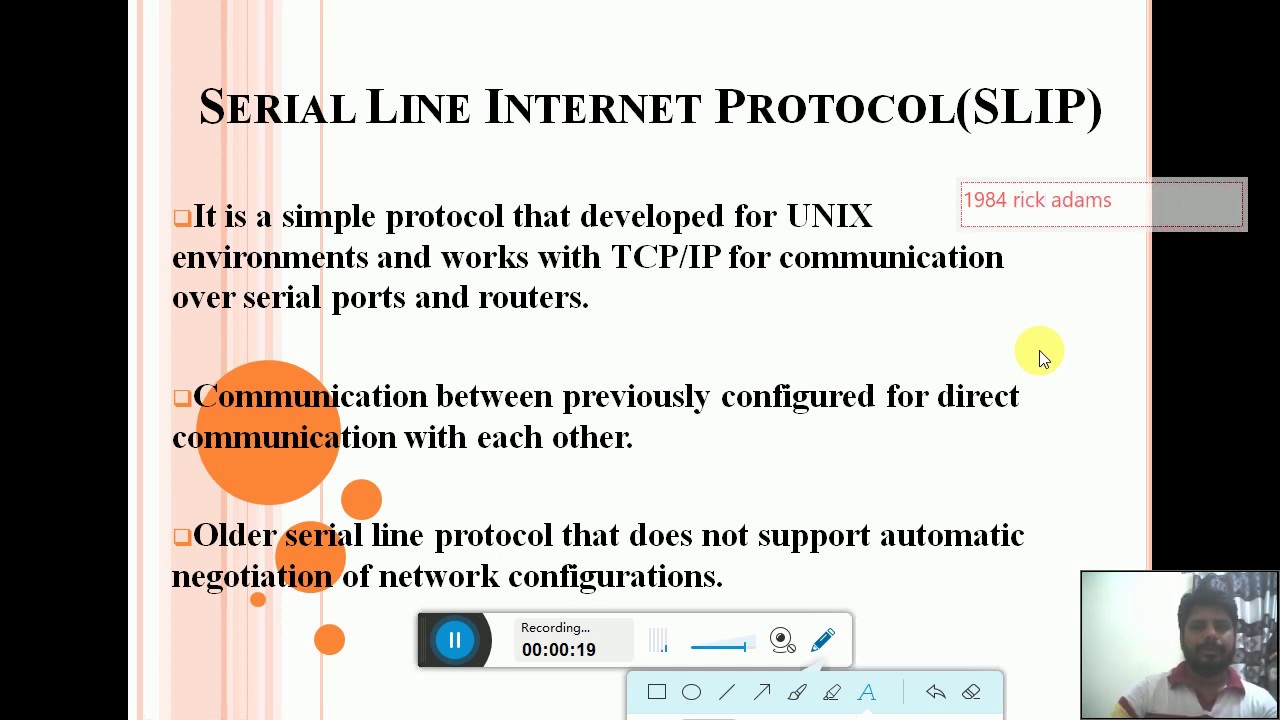 SLIP Serial Line Internet Protocol Computer Network In Hindi SLIP Serial Line Internet Protocol Computer Network In Hindi