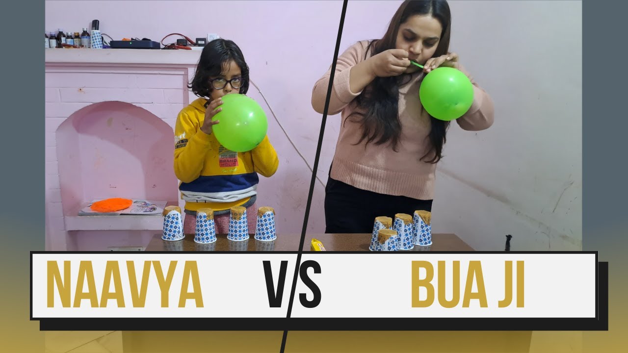 Push the Cup Challenge: A Fun and Exciting Balloon Adventure - YouTube