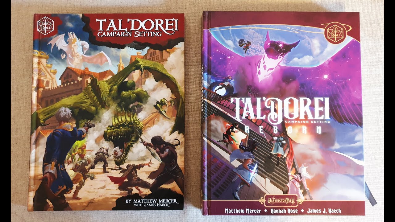 Tal'Dorei Reborn vs Tal'Dorei Campaign Setting - YouTube