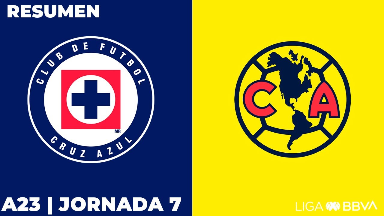Resumen y Goles | Cruz Azul vs América | Liga BBVA MX | Apertura 2023 ...