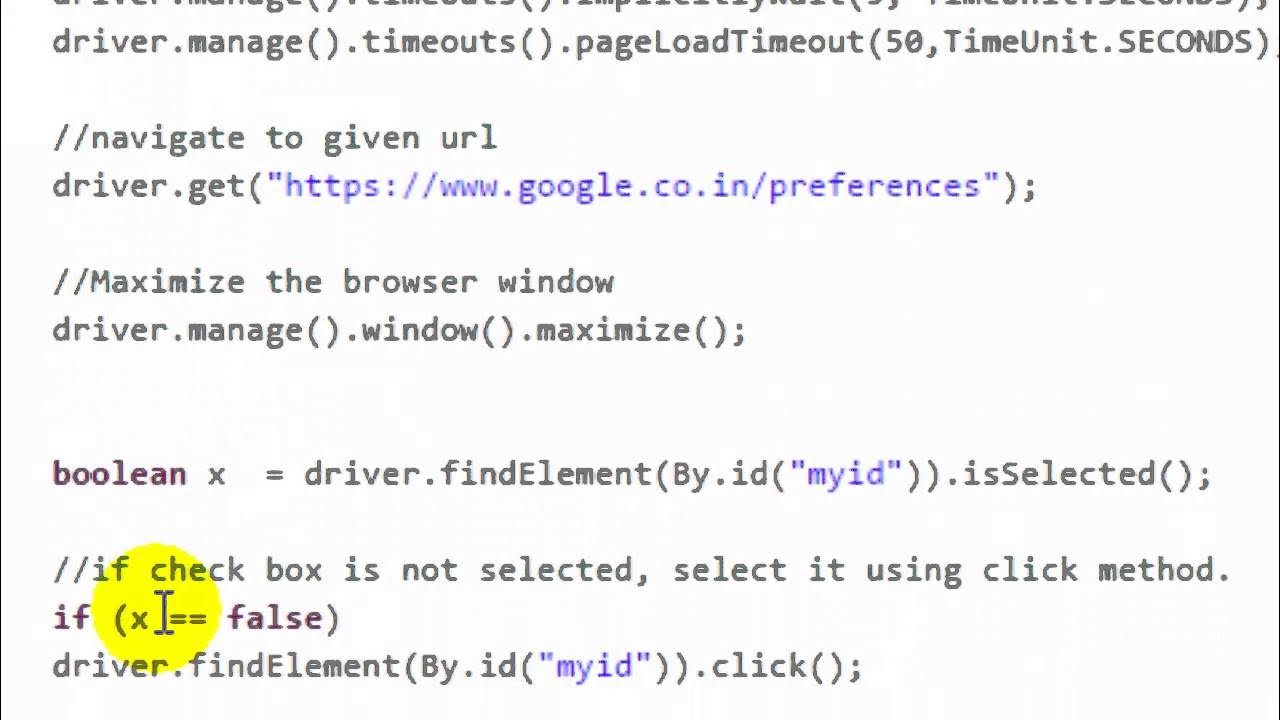 How to verify if checkbox is selected or not in Selenium - YouTube