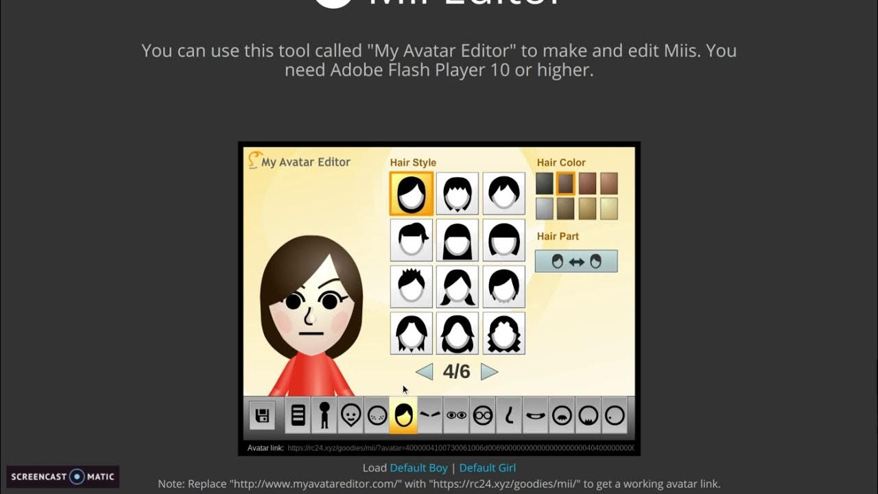 How to make an Asami Mii on a PC! - YouTube