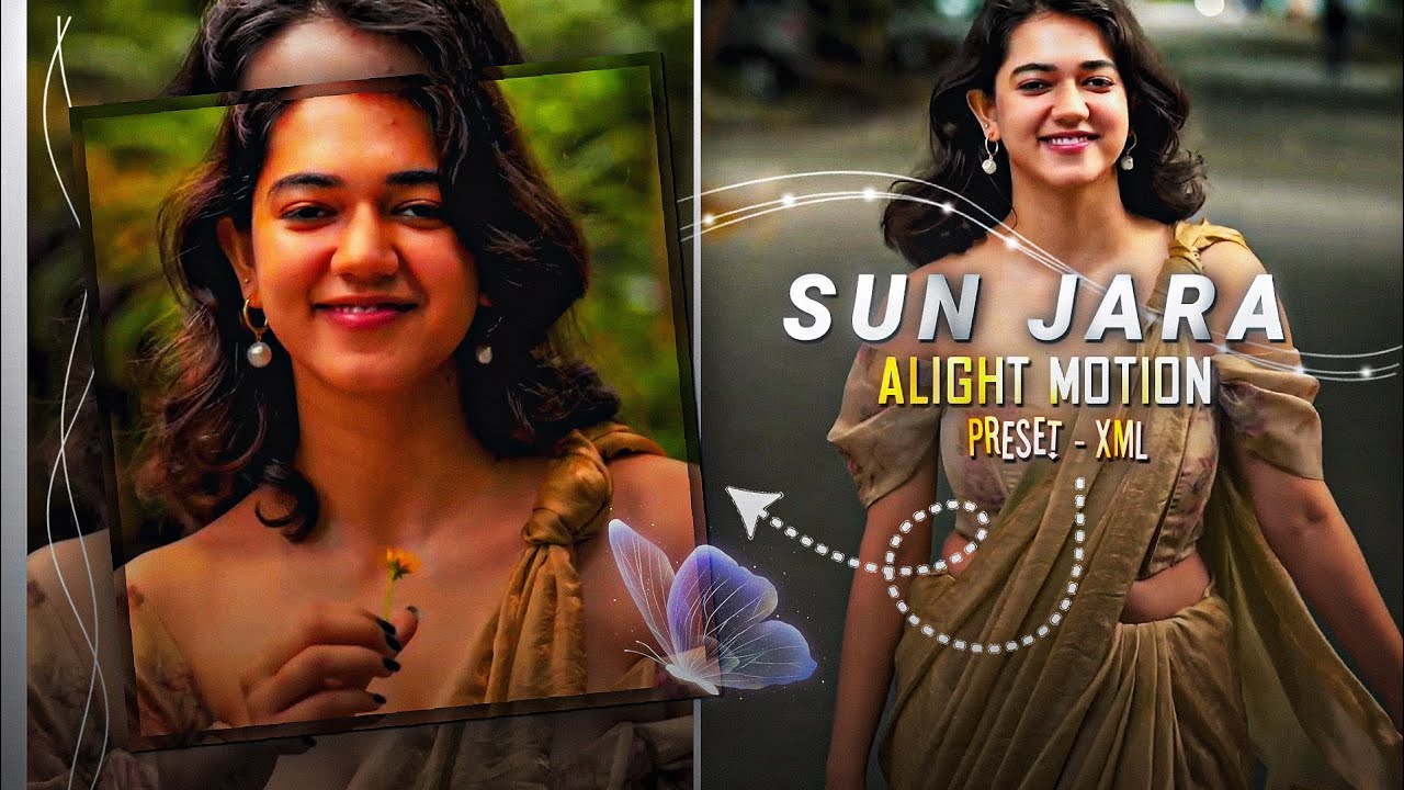 Sun Jara Edit | Alight Motion Preset (Xml) | Ae Inspired Alight Motion ...