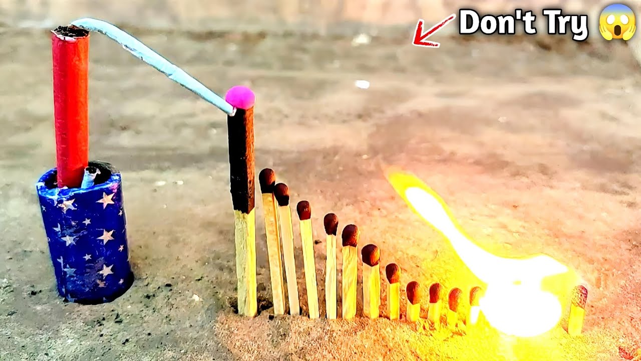 Red patakha Chitput Amazing Cracker experiment 😜|| Diwali cracker ...