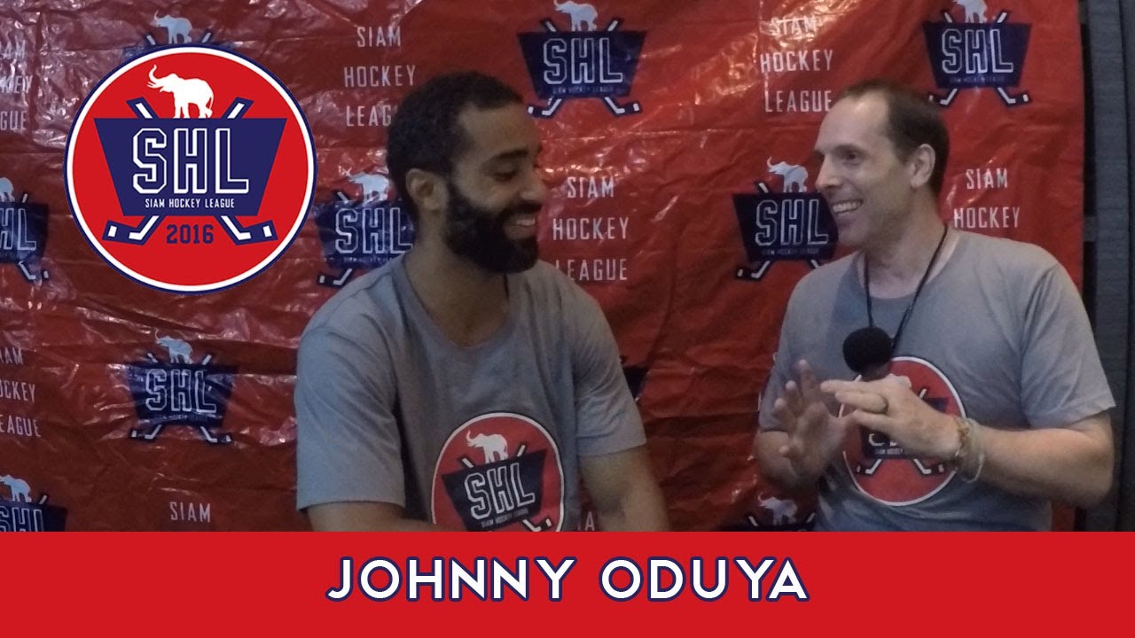 Interview with Johnny Oduya of the Chicago Blackhawks - YouTube