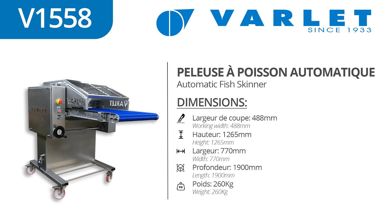 V1558 - Peleuse à poisson Automatique (Saumon frais) / Automatic Fish ...