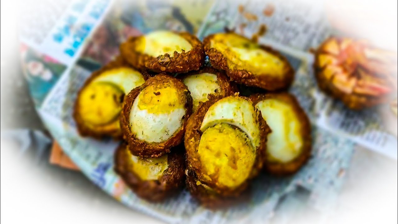 Street food egg chop | anda chap recipe | dim chop | dimer chop | best ...