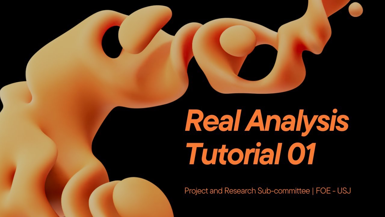 Real Analysis Tutorial 01 #realanalysis #viral #maths - YouTube