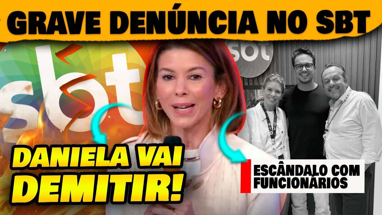 🚨Demissões e grave denúncia no SBT! Daniela Beyruti é aguardada para ...