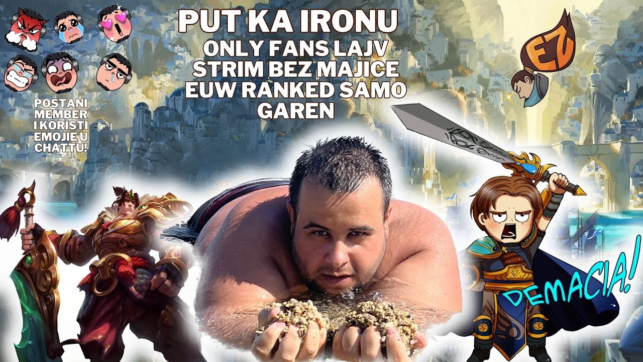 🔴DEBELI GOLI LIK IGRA LOL EUW RANKED🔴(SRB / ENG) Balkanski lajv Serbian ...