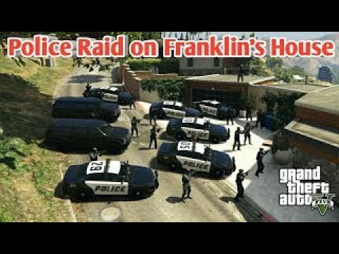 GTA 5 :: POLICE OUTSIDE FRANKLIN HOUSE | GTA V GAMEPLAY | GTA 5 REAL ...