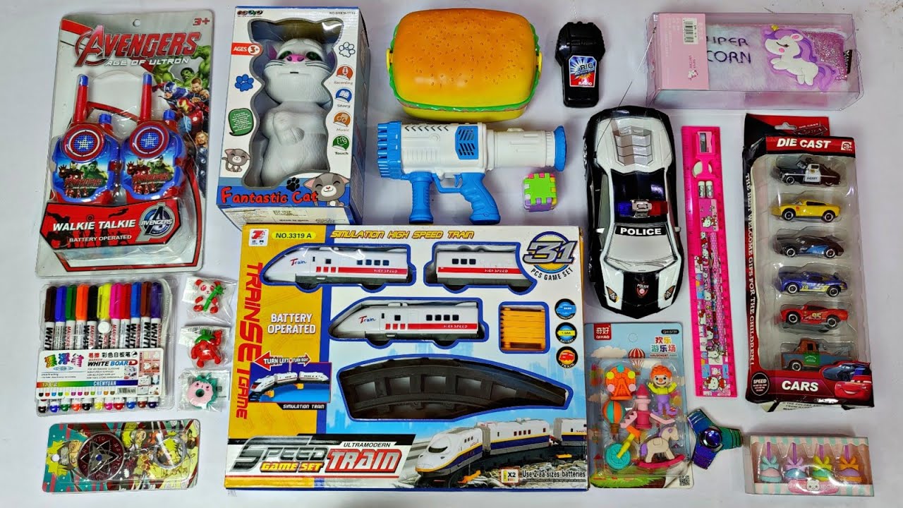 Ultimate Collection of Toys😱Bubble Machine Gun, Talking Cat, Walkie ...