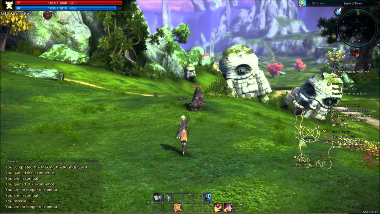 TERA - Warrior Gameplay 2 - YouTube