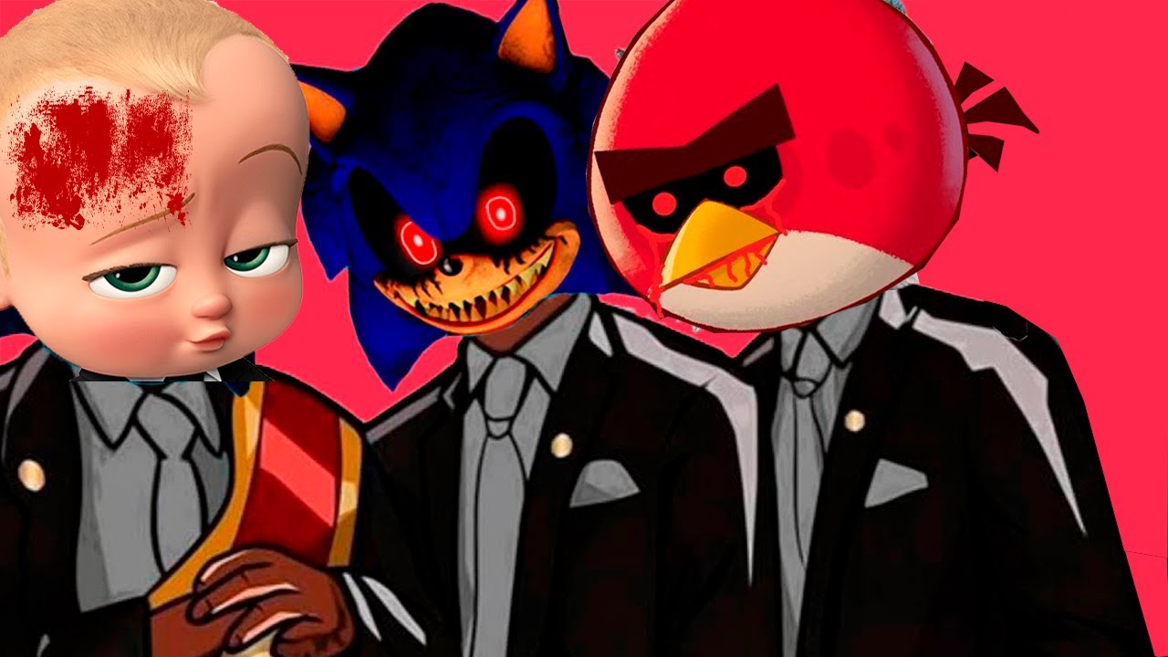 Sonic.EXE & Angry Birds.EXE & Baby Boss.EXE - Coffin Dance Song ...